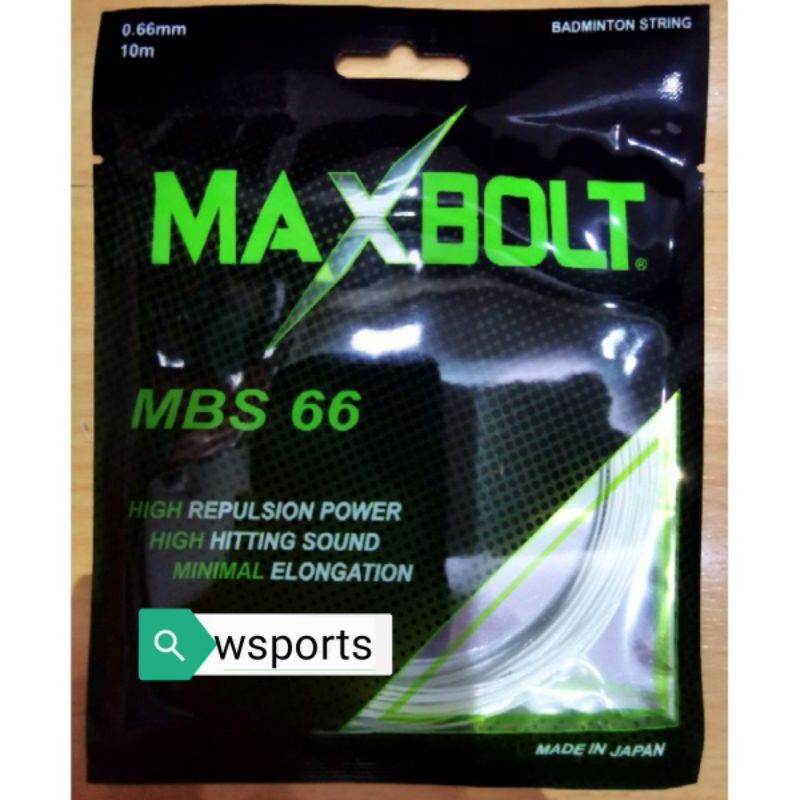 Badminton String Maxbolt MBS 66 MBS66 Original | Shopee Philippines