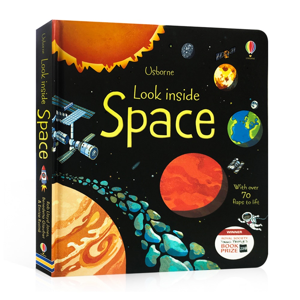 Look Inside Space English 3D Picture Book Education Kids Child with ...