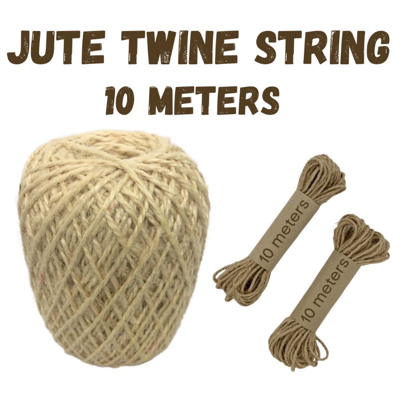 Jute Twine String Rope for Crafts and Packaging (10 meters) | Dried ...