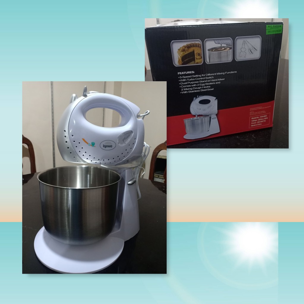 ELECTRIC STAND MIXER W/BOWL KYOWA (KW-4502) | Shopee Philippines