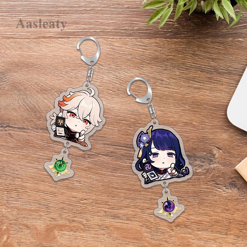 aasleaty New Arrival Genshin Impact Game Figures Keychain SAYU Yoimiya ...