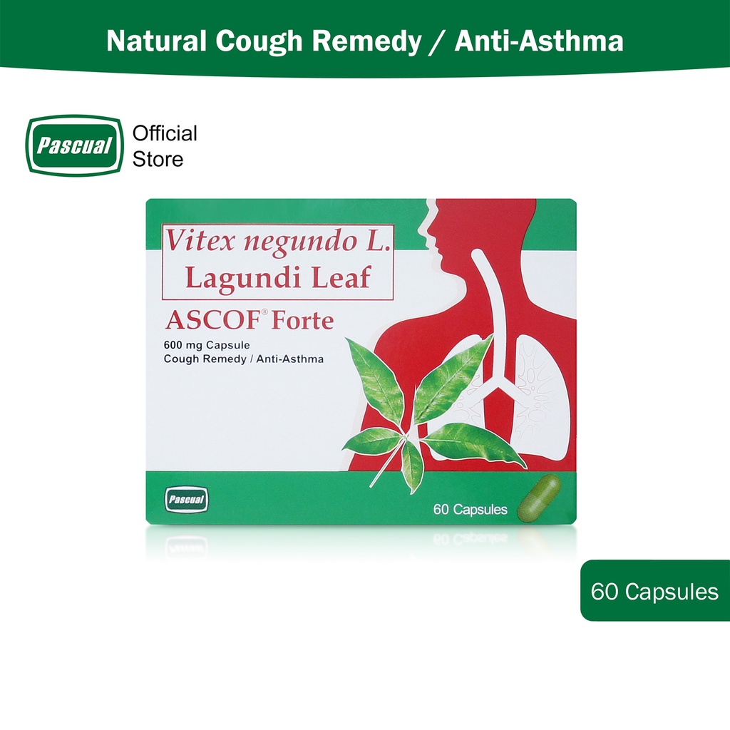 ASCOF® Forte 600mg Capsule 60s | Shopee Philippines
