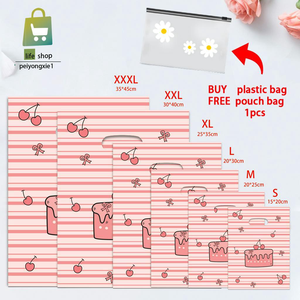 Plastic bag printed 97~100pcs per pack for gift/bussiness thank you ...