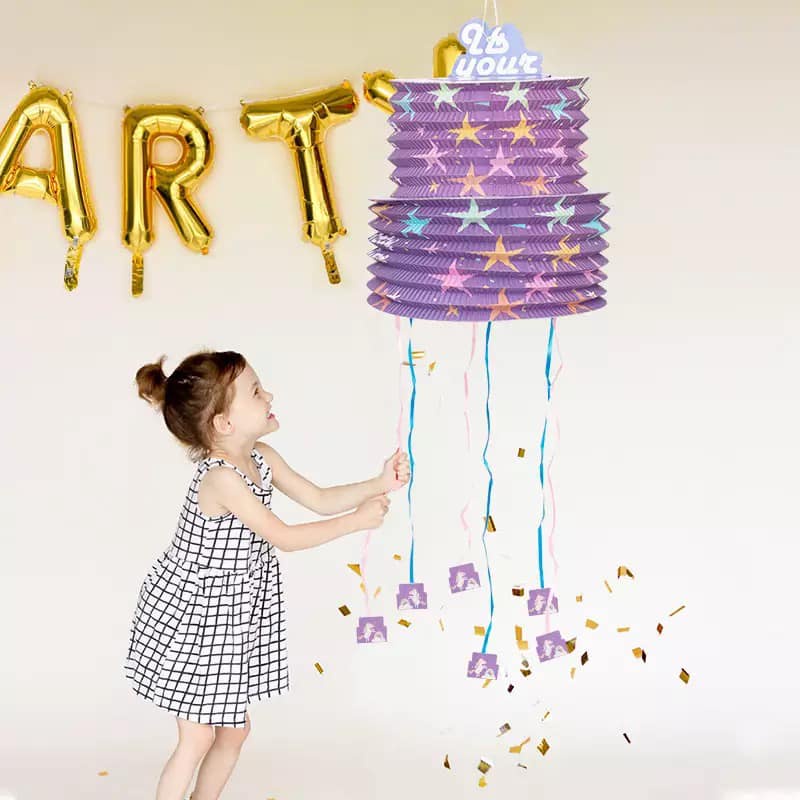 2 tier foldable paper pinata party decorations | Shopee Philippines