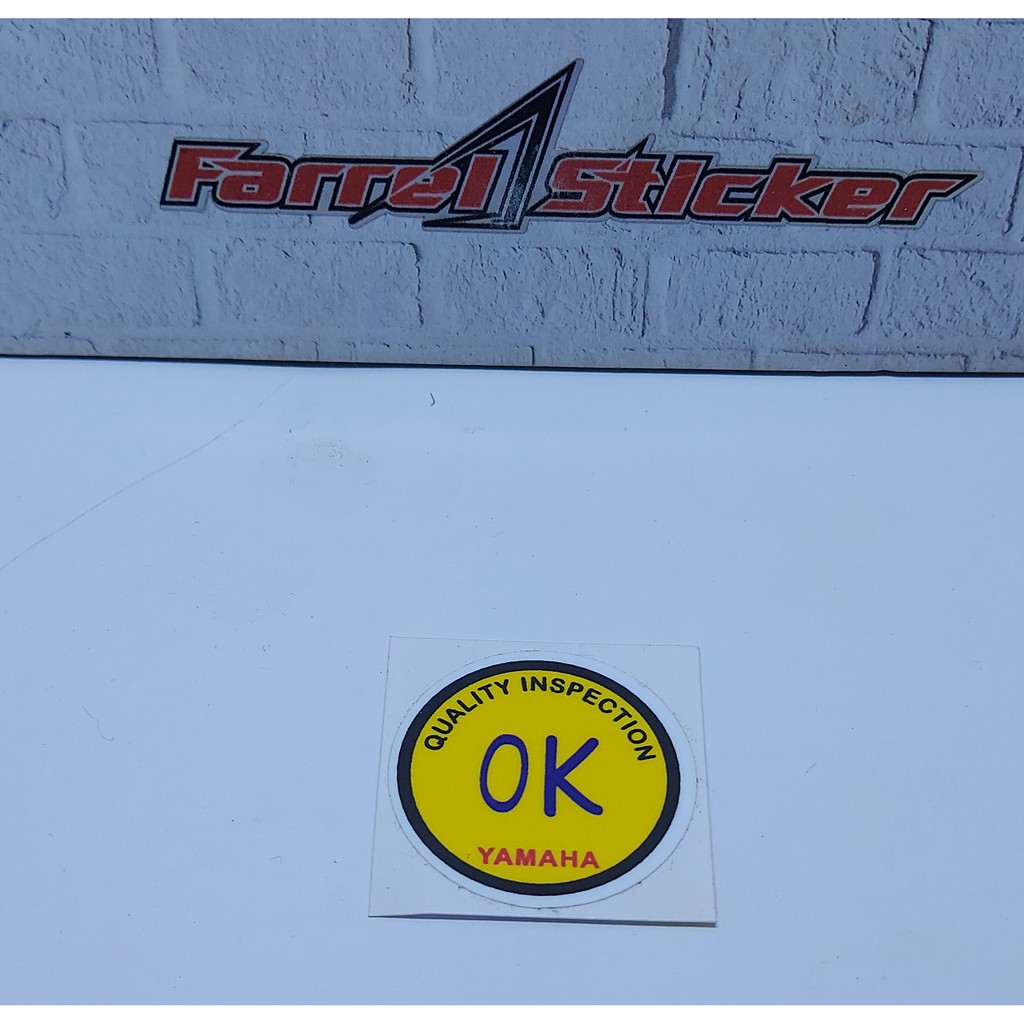 OK yamaha sticker Quality Inspection sticker | Shopee Philippines