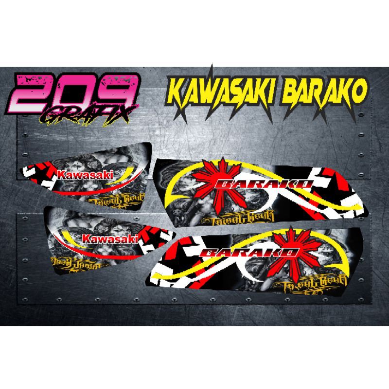kawasaki barako tribal decals | Shopee Philippines