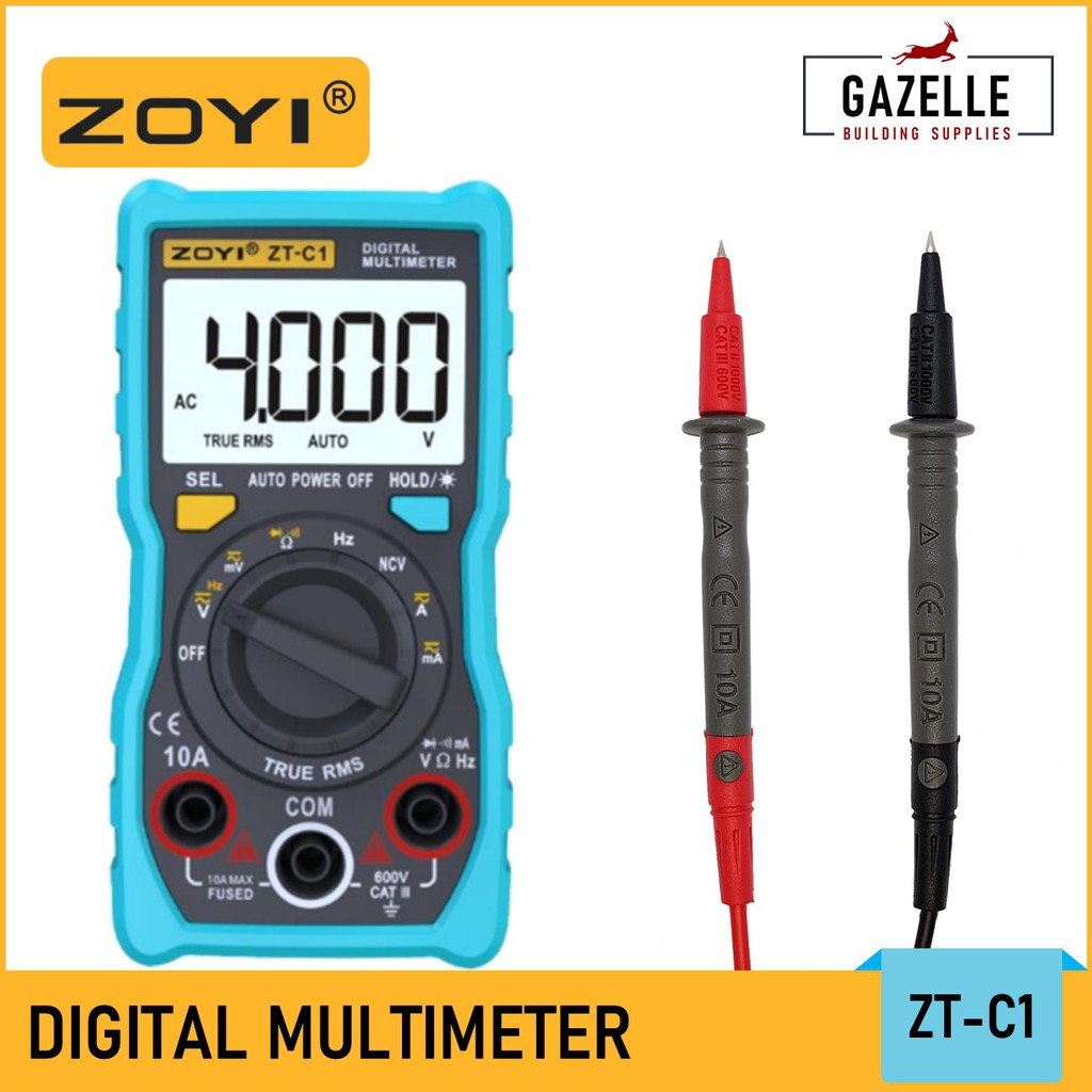 Zoyi Smart Digital Multimeter - ZT-C1 | Shopee Philippines