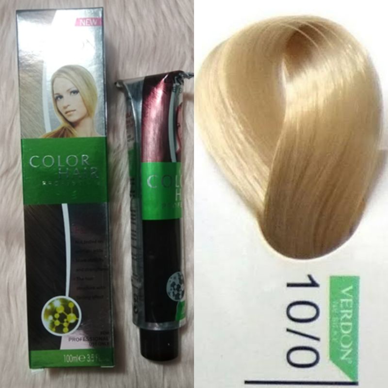 Verdon ne silky 10/0 light blonde hair coloring 100ml | Shopee Philippines