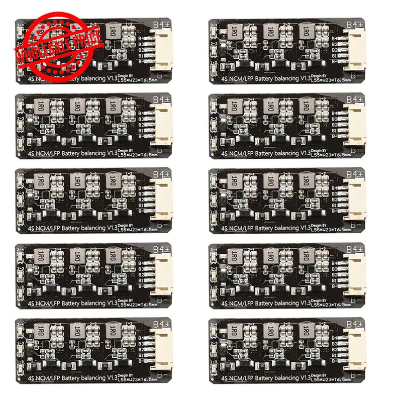 10pcs Wholesale 4S Li-Ion Lipo Lifepo4 LFP Battery Active Equalizer ...
