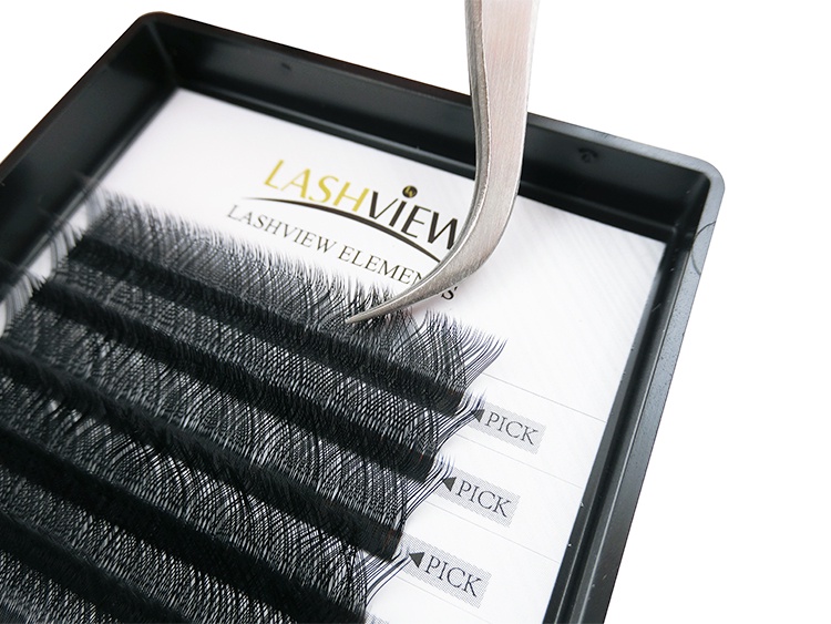 Y Shape Eyelash Extensions Natural Soft 0.07mm YY Type Permanent Lash ...