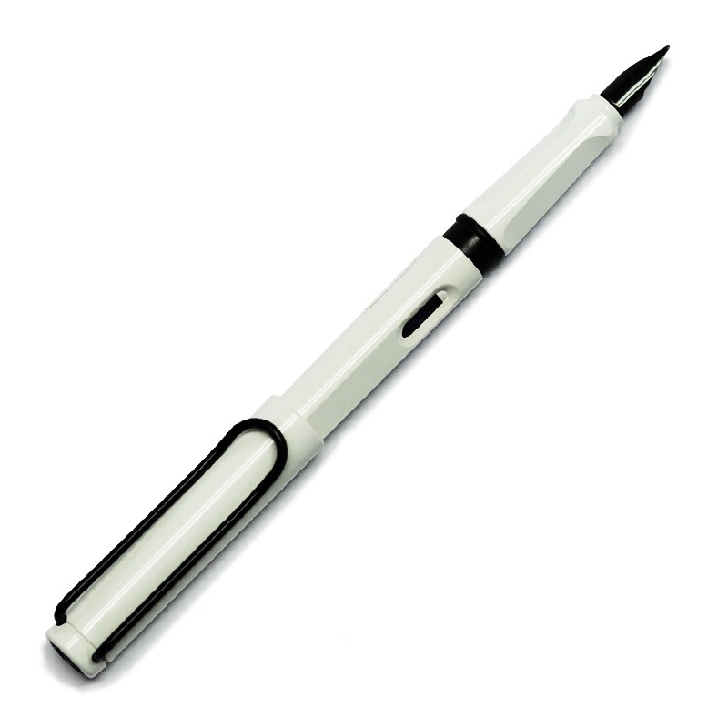 Lamy Safari Alpine White (old color) (Lamy Pen Handle Black Clip ...