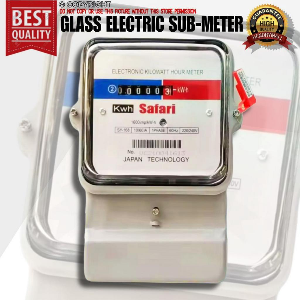 SAFARI SY-168 ELECTRIC SUB-METER DIGITAlL KILO WATT HOURS (SUBMETER ...