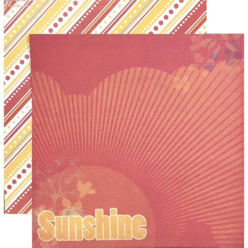 DCWV 12x12 Double-sided Cardstock- Orange Sunshine 5 pcs | Shopee ...