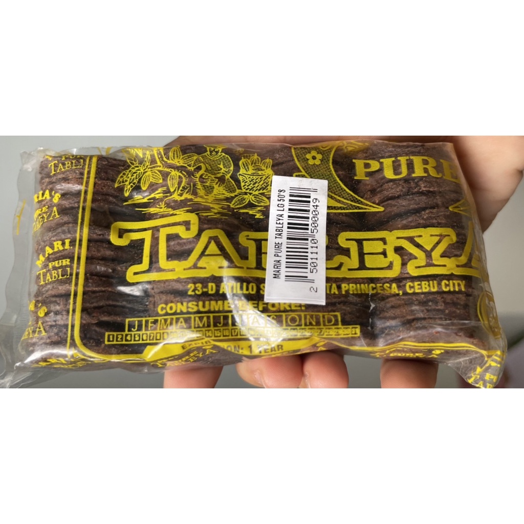 Maria's Pure Tableya Tablea in Cebu 50 pcs | Shopee Philippines
