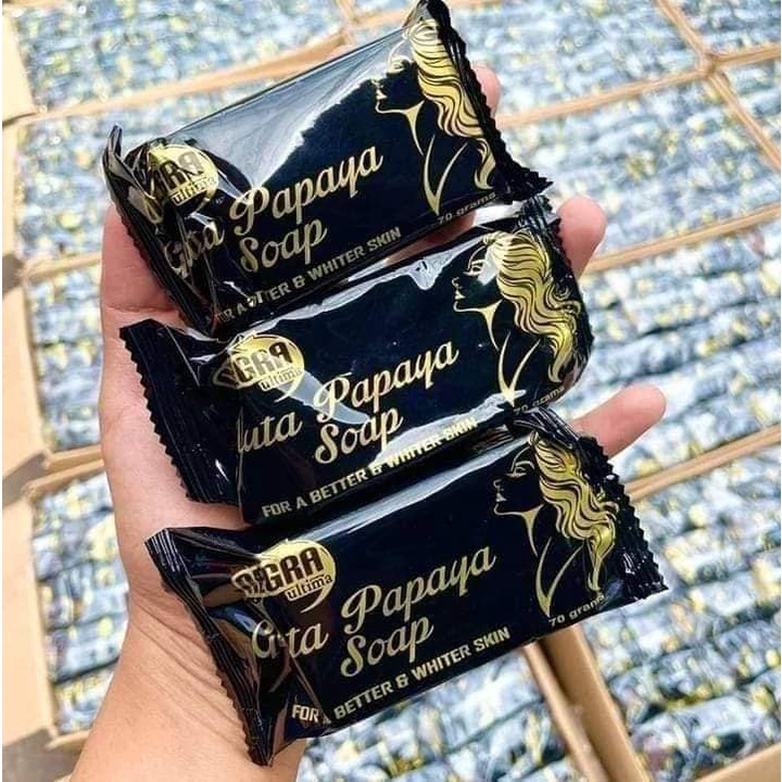 Negra Ultima Gluta Papaya Soap (70g) | Shopee Philippines
