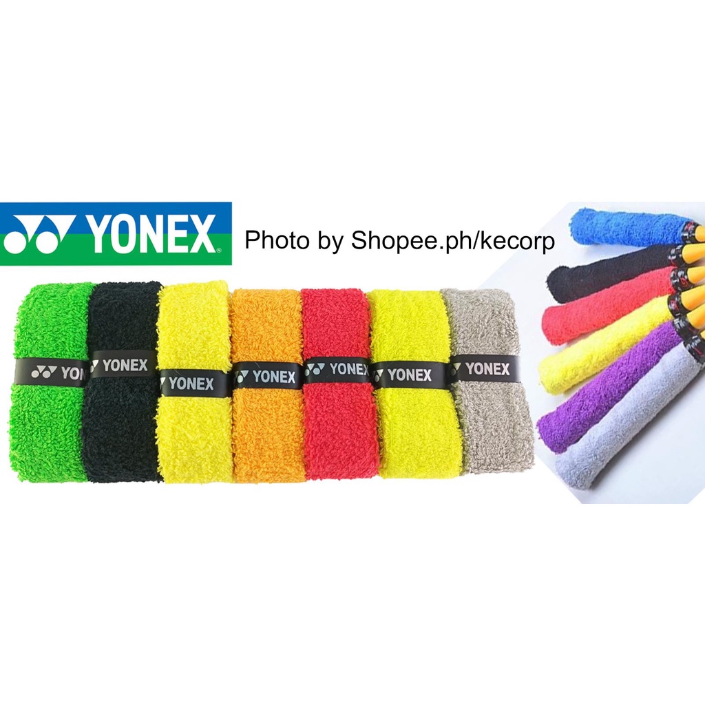 Yonex Towel Grip Sweat Band And Yonex Towel Syntheric Wrap Strong Grap ...