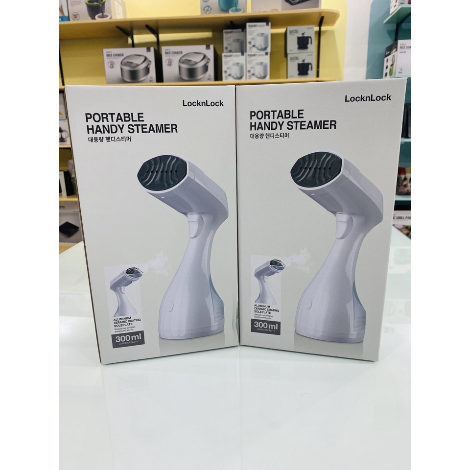 Locknlock ENI222WHT HANDHELD STEAM IRON 1500W, 220-240V (capacity 300ml ...