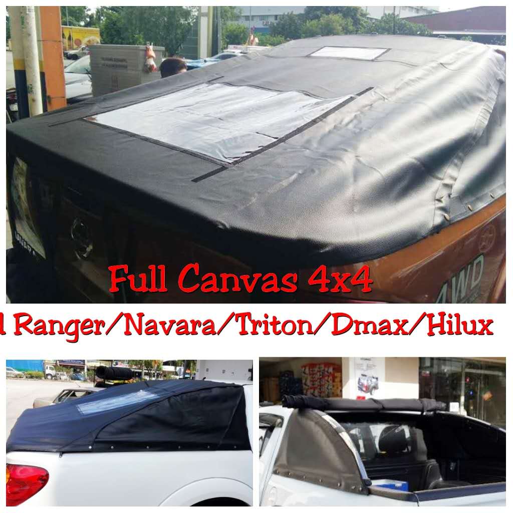 Ford Ranger T6 T7 XLT 2020 Rear Bar Canvas (Tebal) (Top Quality ...