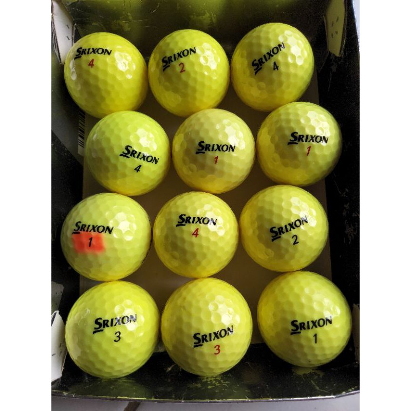 Srixon z star Yellow golf Ball (mix) | Shopee Philippines