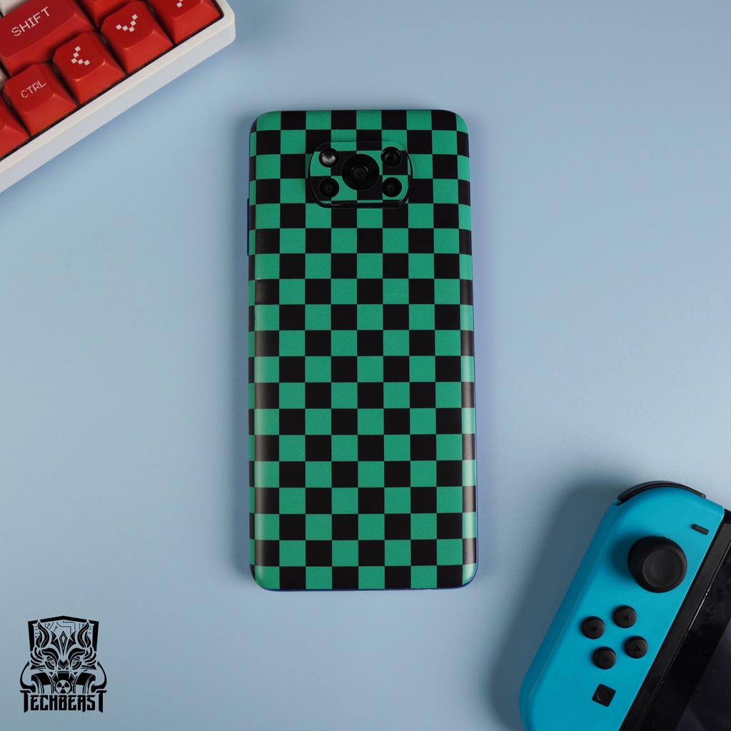 3M Demon Slayer Inspired Pattern Skin Vinyl Wrap Universal Techbeast ...