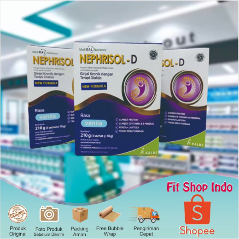 Nephrisol-d Vanilla 210 Grams | Shopee Philippines