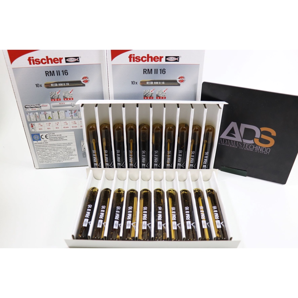 Fischer RM II 16m16 CHEMICAL ANCHOR CAPSULE ANCHOR Glue | Shopee ...