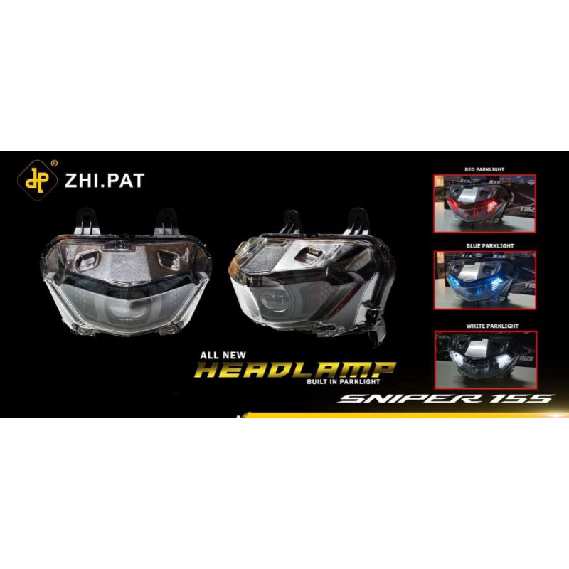 ZHIPAT HEADLIGHT SNIPER 155 ASSEMBLY | Shopee Philippines