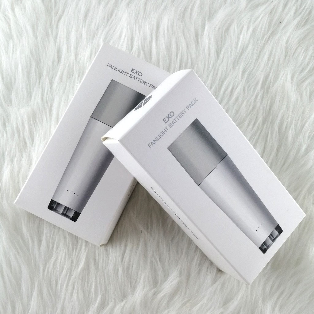 EXO Fanlight Official Battery Pack / Lightstick Power Bank | Shopee ...
