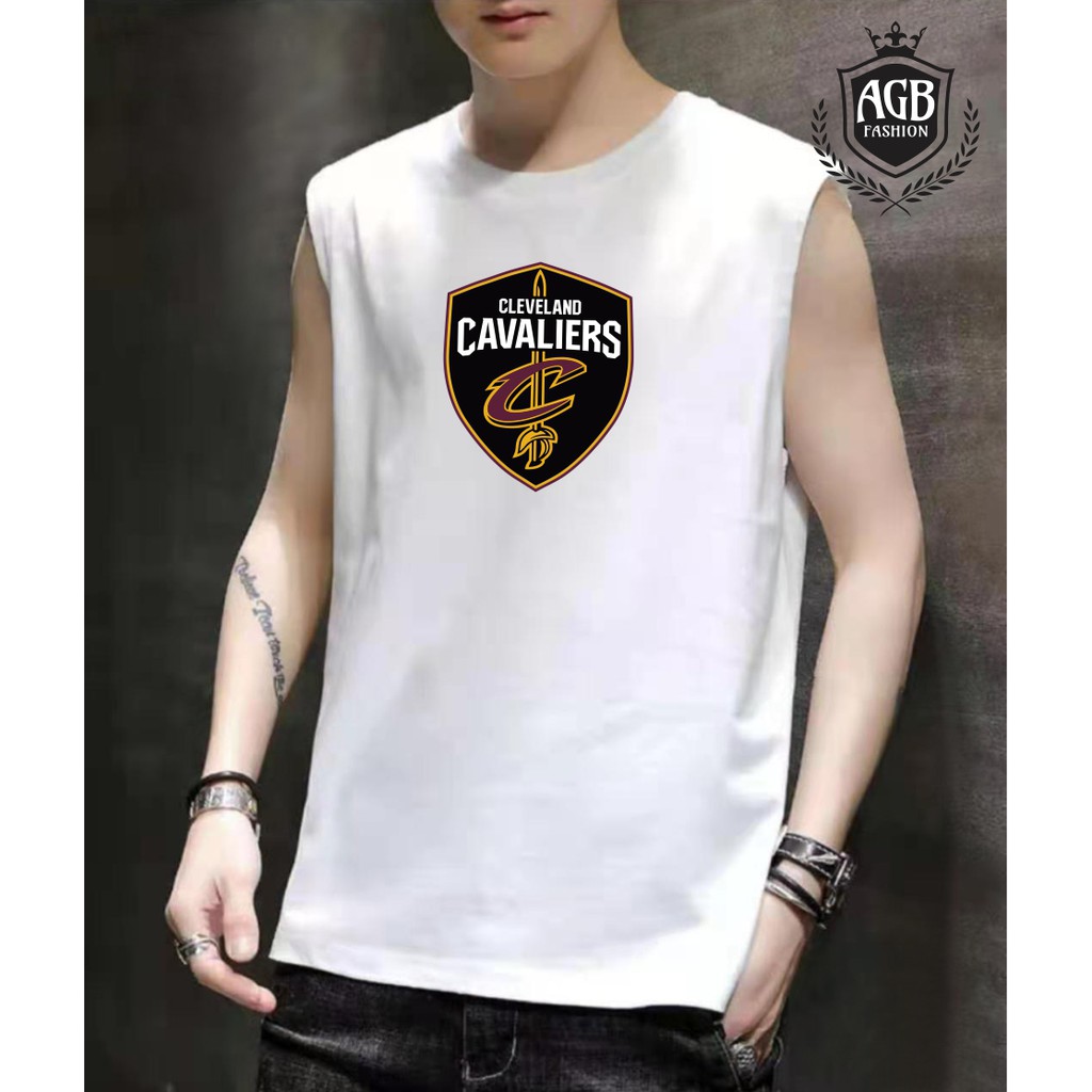 Cleveland Caveliers Sando for Men Pure Color Cotton Muscle Tee Korea ...