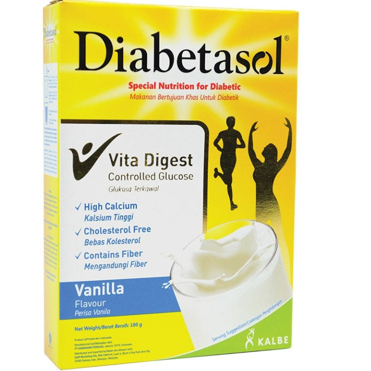Diabetasol 180 G (Vanilla,Chocolate,Cappuccino) | Shopee Philippines