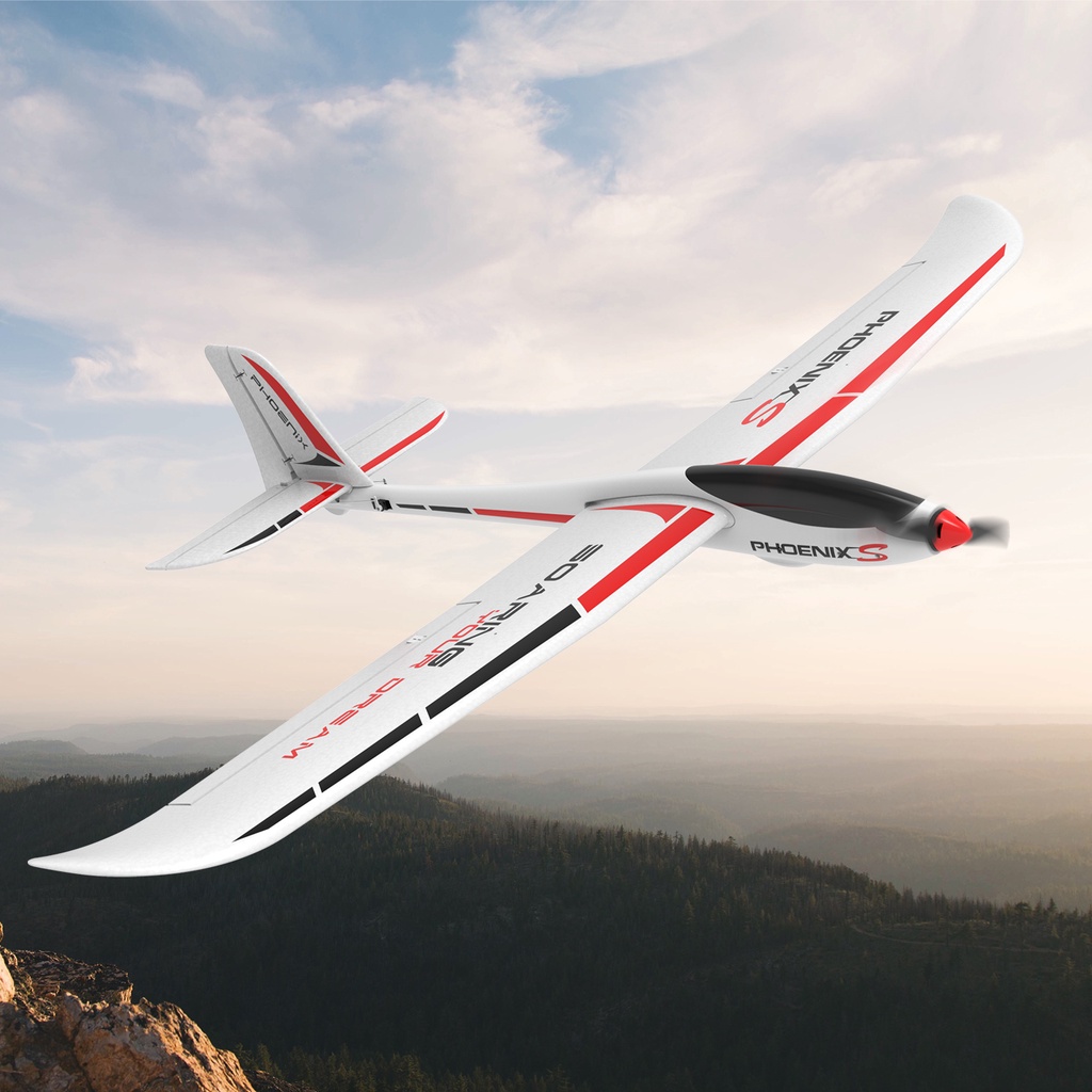 VOLANTEXRC RC Airplane 2.4GHz 4 Channel 1600MM Wingspan PhoenixS Sorty ...