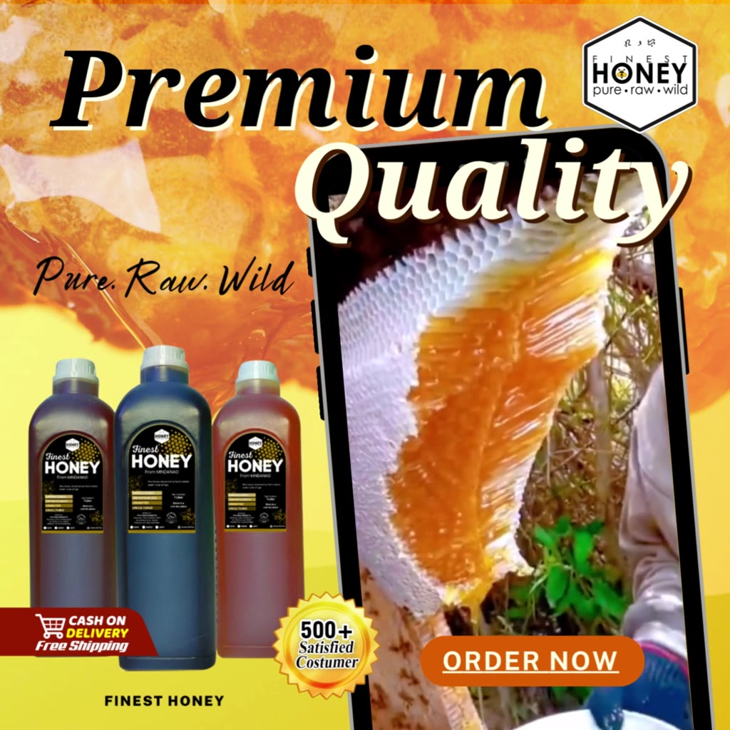 Finest Honey 1 Liter PURE RAW WILD HONEY FROM MINDANAO (shopee ...