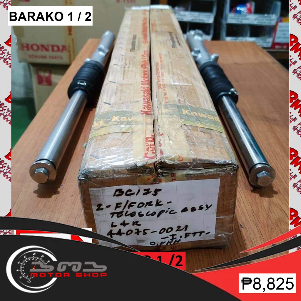 Front Fork Telescopic Assy Barako 1 and 2 44075-0021 v08.2025* | Shopee ...