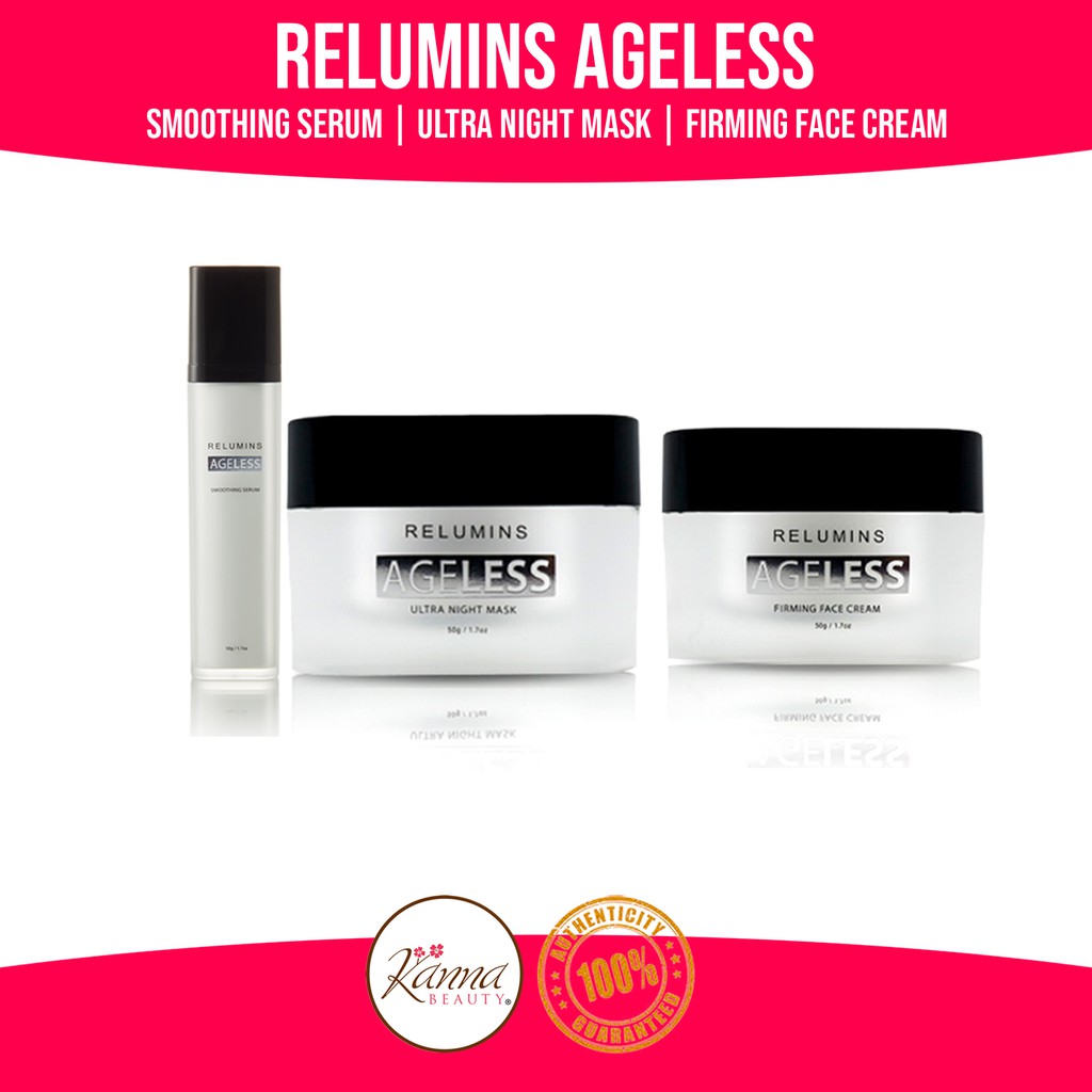 Relumins Ageless Smoothing Serum with Hyalunoric/Firming Cream with ...