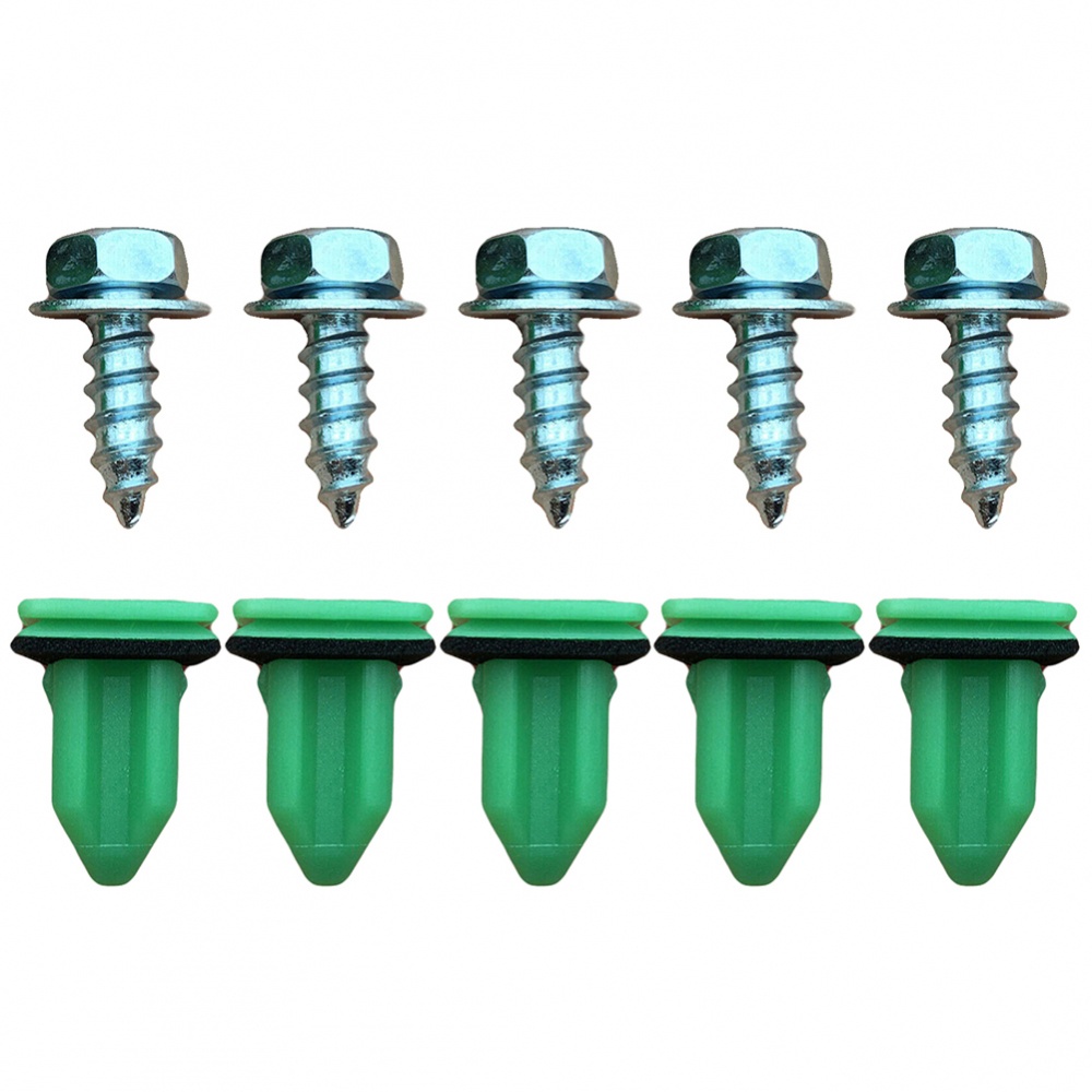 5 Set Car Door Speaker Cover Grommet Screw Nut Clips For-Toyota (10 Pcs ...