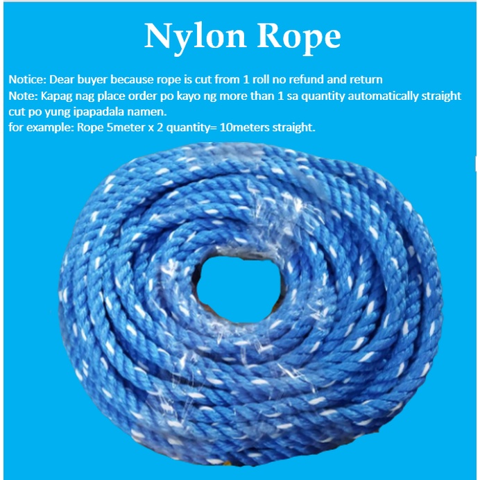 Toyu Nylone Rope 5m 10m 10mm-18mm | Shopee Philippines