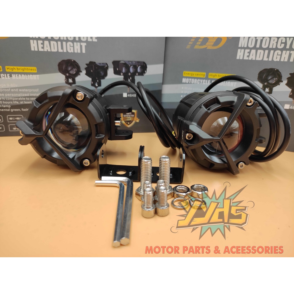 TDD 4645 Motorcycle Led Headlight Giant eye Headlight Cree 40W Far And ...