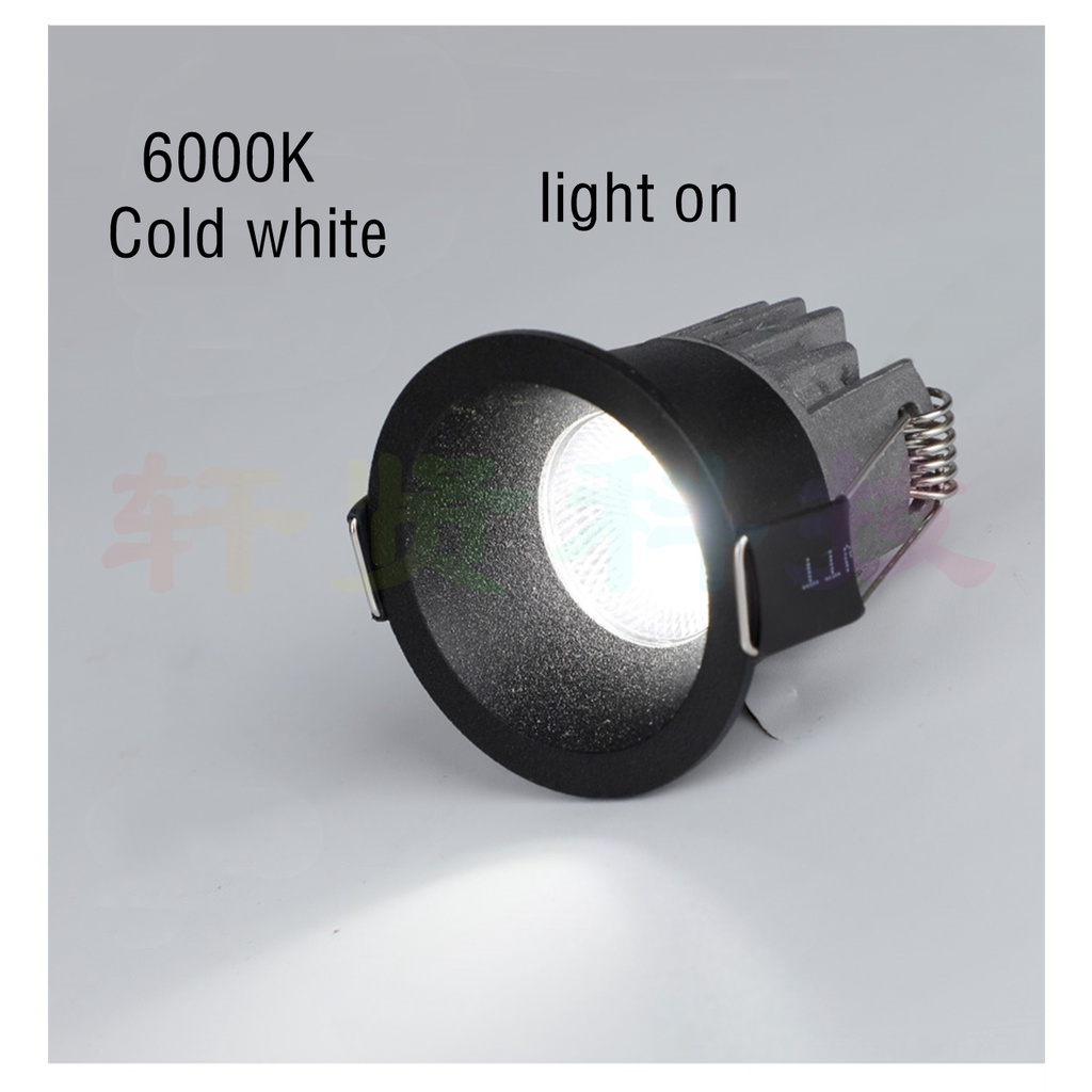 led Mini Spotlight Living Room Bedroom cob Ceiling Light Narrow Side ...