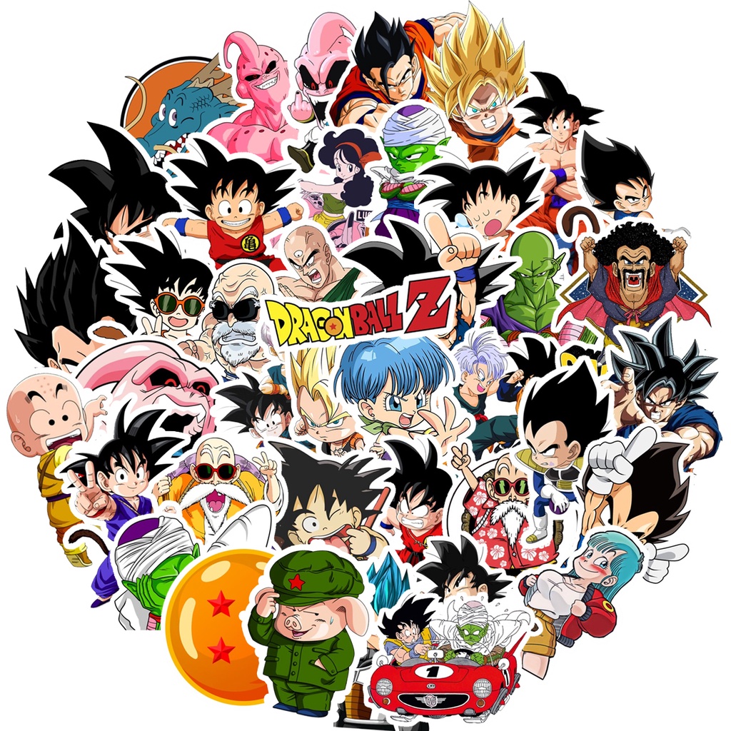 Dragon Ball Anime Sticker Pack (40pcs) | Shopee Philippines