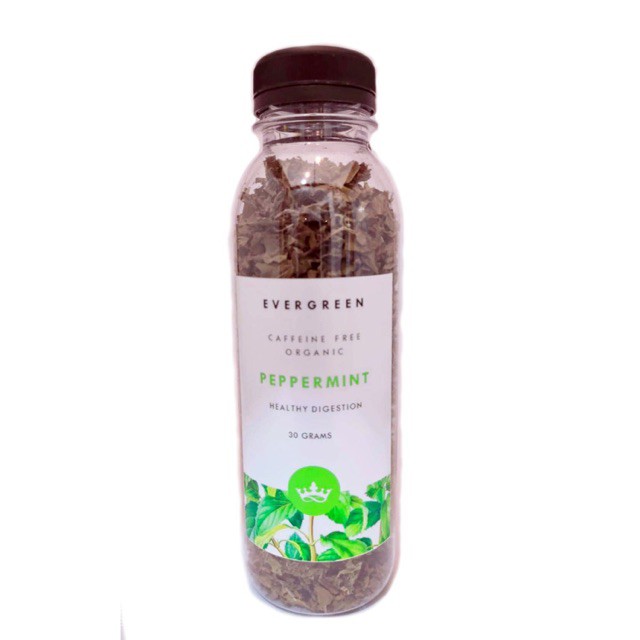 Organic Peppermint Tea 30g bottle Herbal USA | Digestion Focus Headache ...