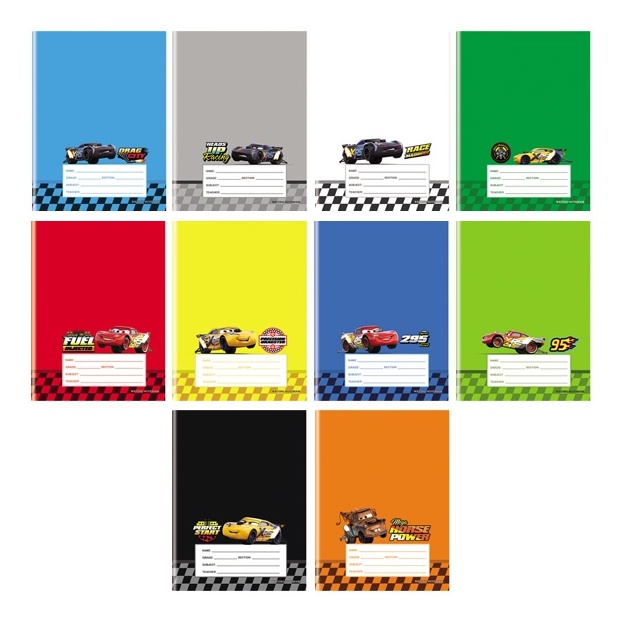 1PC Orions Disney Cars Color Coding Writing Notebook 80 Leaves (RANDOM ... 1PC Orions Disney Cars Color Coding Writing Notebook 80 Leaves (RANDOM ...