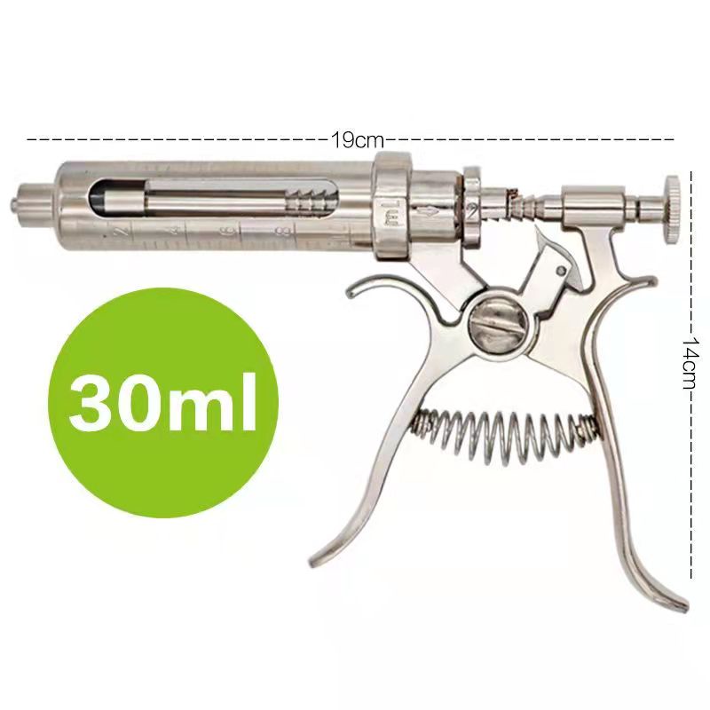 Semi-automatic Continuous Syringe Adjustable Metal Syringe for ...