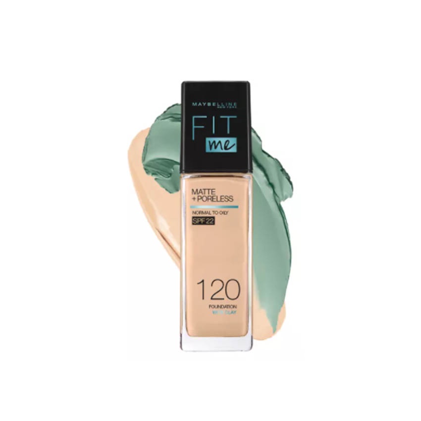 Fit Me Matte + Poreless Liquid Foundation (with Mineral Clay) - 120 ...