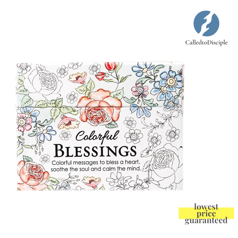 Colorful Blessings Coloring Book Character Cards perfect as gift or ...