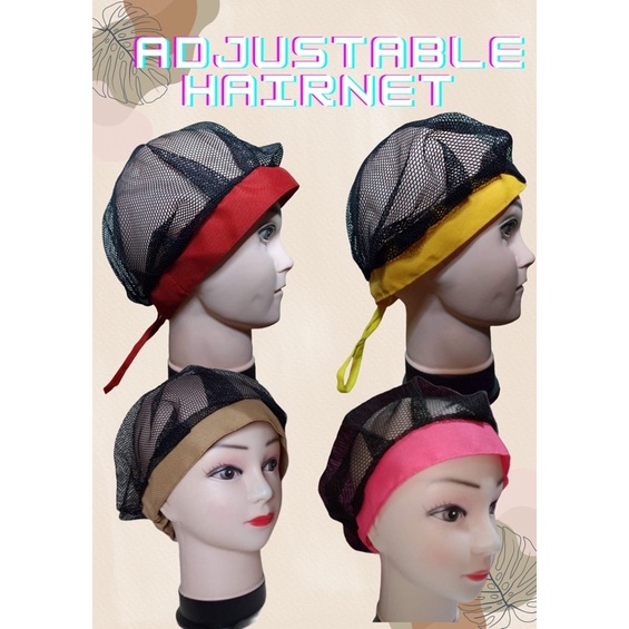 HAIRNET COMBINATION /WASHABLE/ADJUSTABLE/UNISEX | Shopee Philippines