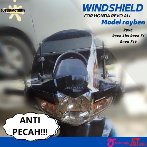 Universal Rayben Motorcycle Windshield motor Revo Fi Revo Abs Revo Fit ...