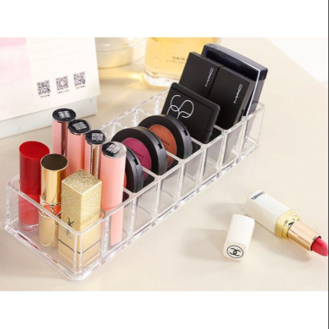 Clear Acrylic Lipstick Makeup Display Stand Organizer Holder Case ...