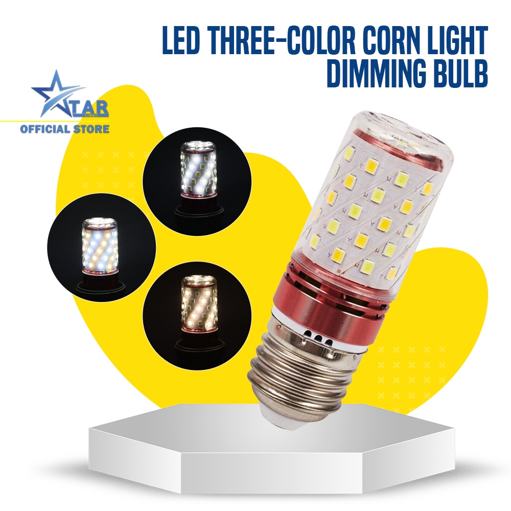 Starlight E27/E14 LED Light Corn Bulb Tricolor Wall Light for ...