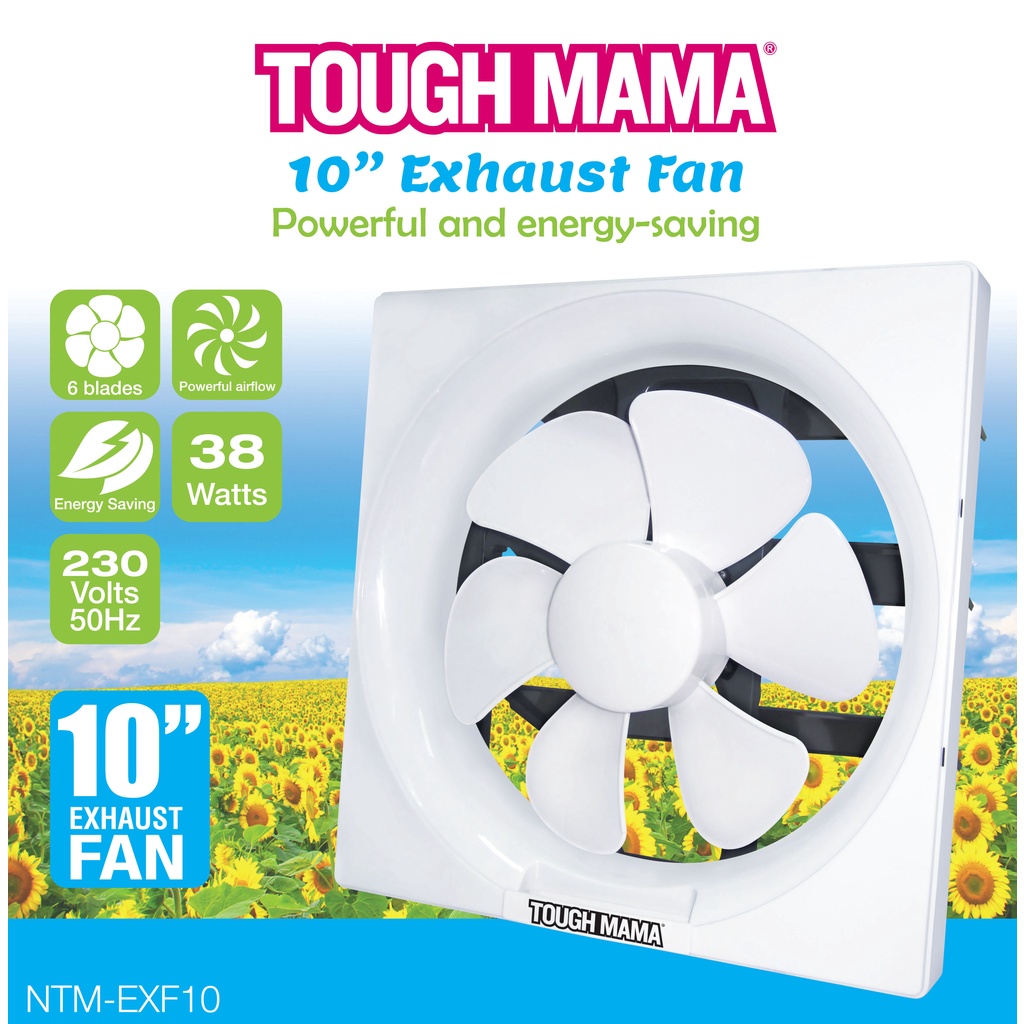 Tough Mama NTM-EXF Two-way Exhaust Electric Fan Powerful Reversible Air ...
