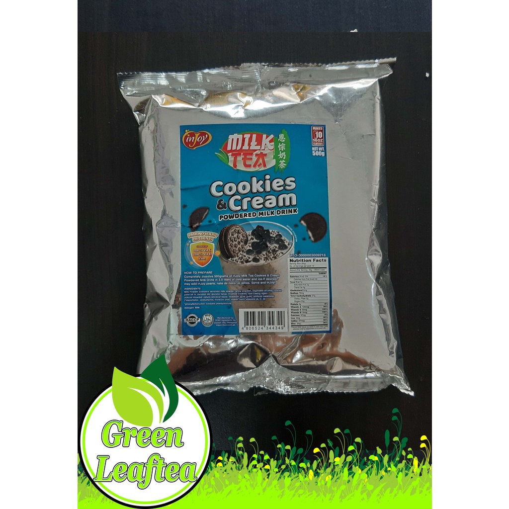 Injoy Milktea Cookies and Cream 500g | Shopee Philippines